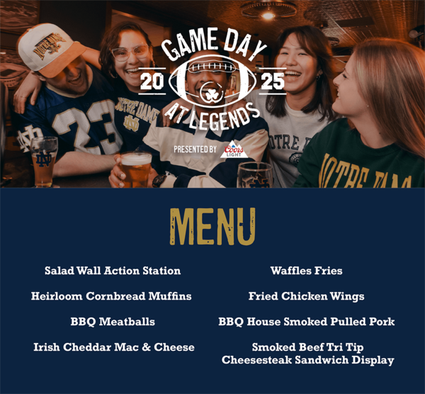 Events // Legends of Notre Dame // University of Notre Dame